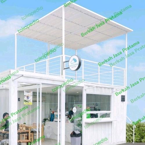Jual kontener caffe booth bahan spandek - Kota Bekasi - Berkah Jasa ...