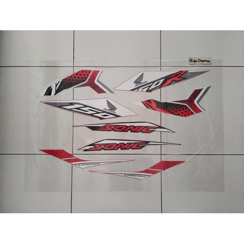 Jual Striping Stiker Honda Sonic 150 2021 2022 2023 Hitam Merah ...
