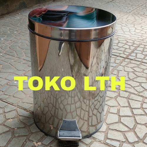 Jual TEMPAT TONG SAMPAH INJAK 20 LTR STAINLESS DUSTBIN RUBBISH BIN SUBRON - Kota Bandung - TOKO ...