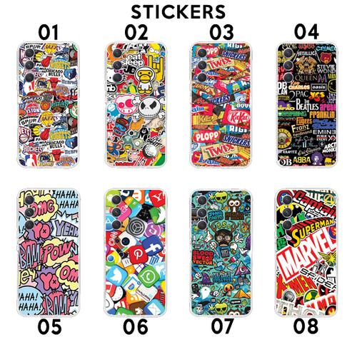 Jual Soft Case Casing Custom Samsung A34 A54 A74 Motif Sticker Mix Logo ...