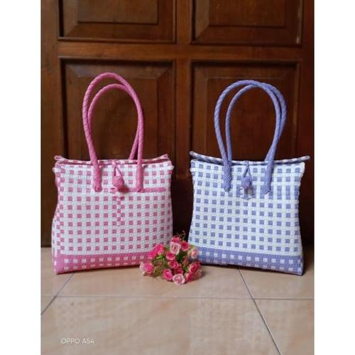 Jual Tas Anyaman Plastik Jali model Koper/Box, Tas Jali Tutup Magnet ...