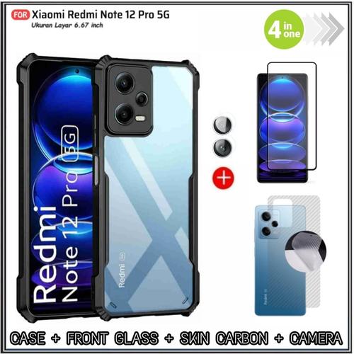 Jual 4IN1 Case Xiaomi Redmi Note 12 PRO 5G, Note 11E 5G, Redmi 12C ...