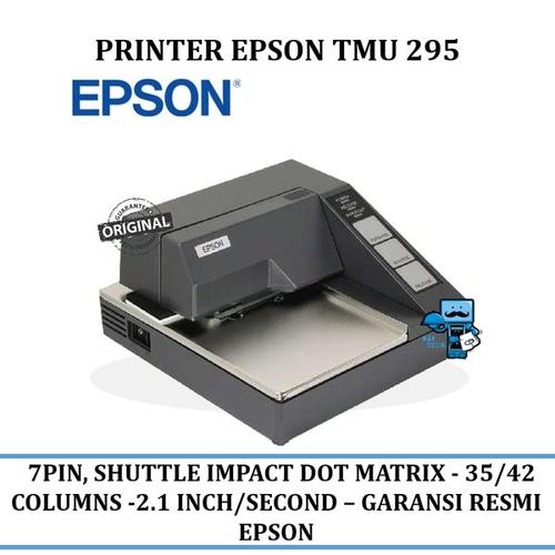 Promo Printer Pos Dot Matrix Slip Validasi Epson Tmu 295 Tmu295 Tm-U295 ...