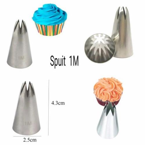 Promo Spuit 1M Star Mawar Wilton KW Import Spuit Kue Spuit Butter Cream ...