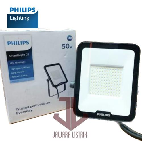 Promo FLOOD LIGHT PHILIPS LED BVP151 BVP 151 50W 50 WATT 50W LAMPU SOROT - NATURAL WHITE ...