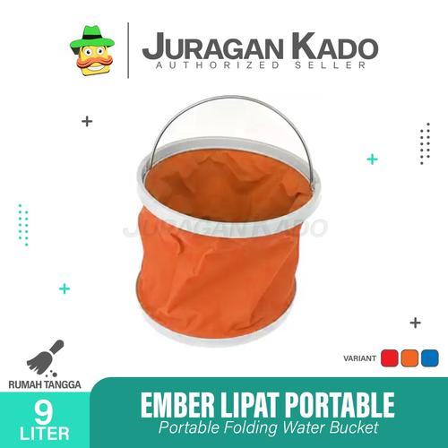 Jual EMBER LIPAT PORTABLE / BASKOM EMBER SILIKON 9 L SERBAGUNA CUCI ...