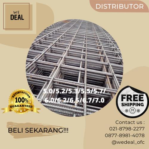 Jual BESI WIREMESH M6 M7 M8 WIRE MESH M 6 7 8 MM SERTIFIKAT FULL SNI ...