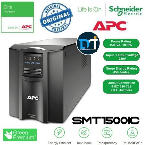Promo APC SMT1500IC - Smart-UPS Line Interactive 1500VA Tower 230V AVR ...