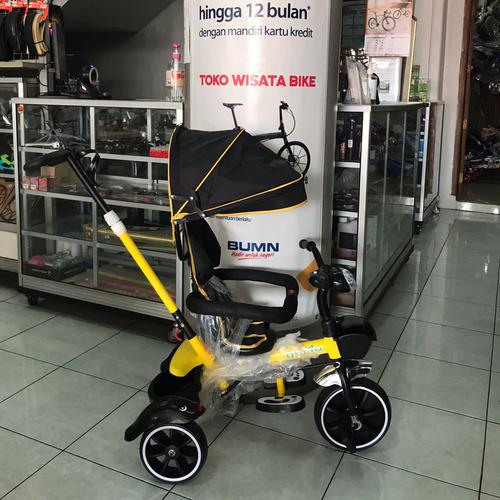 Jual SEPEDA ANAK TRICYCLE STROLLER TC GENIO BC 01 CANOPY MUSIK 4in1 ...