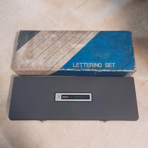 Jual Lettering Set Uchida Kent Lettering Set Typography Jadul - Jakarta ...