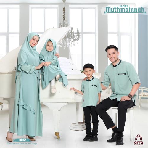 Jual Baju lebaran couple keluarga muslim gamis koko 2023 terbaru mint - Koko Ayah, S - Kota ...