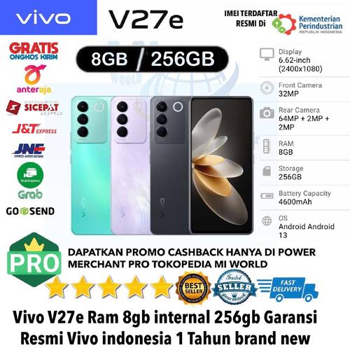 Jual Vivo V27e 8gb/256gb V27 e V 27e 8/256 Baru Garansi Resmi Original ...