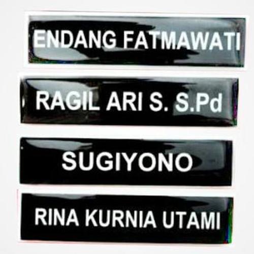 Jual New Nama Dada | Name Tag | Papan Nama Logo Coating - Jakarta ...