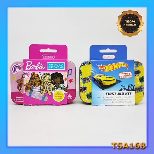 Jual SmartCare First Aid Kit Barbie Hot Wheels 13 Pieces ORI Smart Care ...
