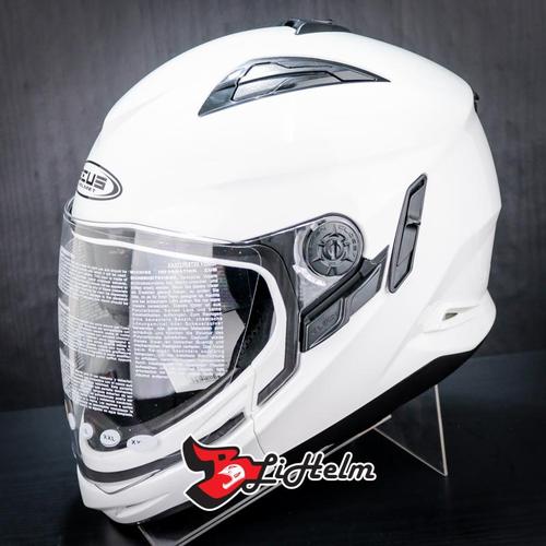 Jual ZEUS HELM ZS613C MODULAR | GLOSSY WHITE | ZS 613 C - M - Kota ...