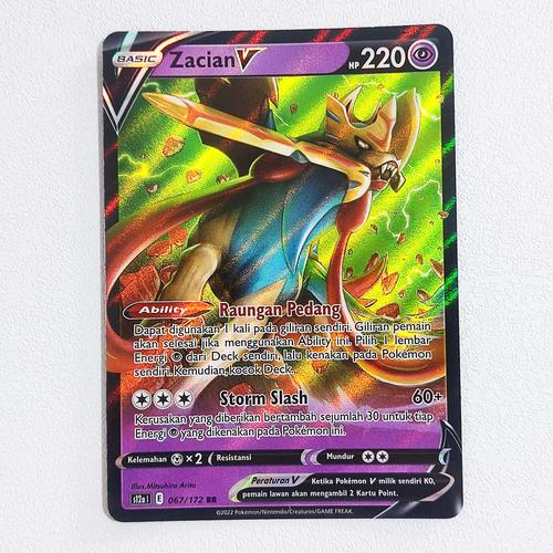 Jual Zacian V RR 067/172 S12a - Kartu Pokemon Indonesia - Jakarta Timur - Pokemon Bunta | Tokopedia