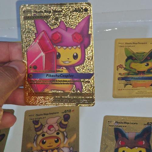 Jual Kartu Permainan Pokemon / TCG Pikachu Cosplay _ Gold Card /1 Pcs ...