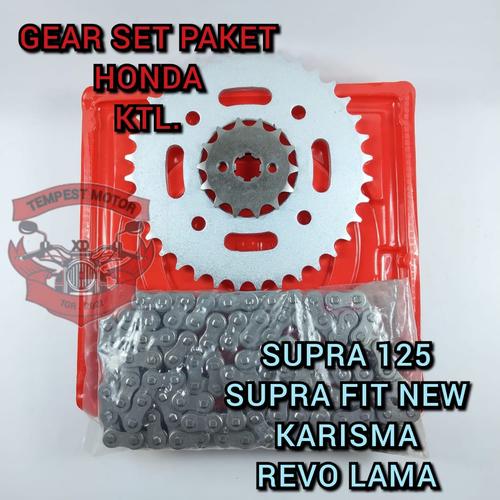 Jual GIR SET PAKET KARISMA GEAR SET HONDA KTL SUPRA FIT NEW REVO LAMA - Kota Tangerang - TEMPEST ...