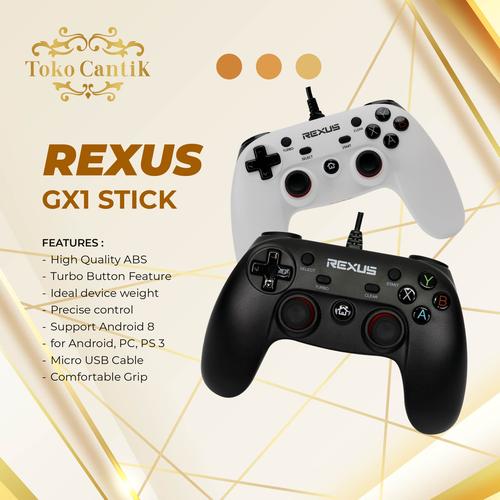 Jual Rexus Gladius GX1 Pro Gaming Gamepad / Joystick / Stick - Hitam ...