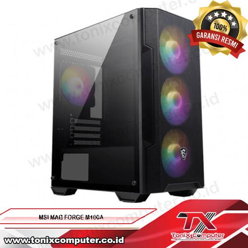 Promo MSI MAG FORGE M100A | Casing PC Gaming | PC Gaming Case Mid Tower ...