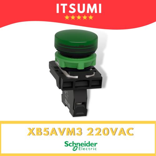 Jual Pilot Lamp Hijau Schneider XB5AVM3 220VAC - Kota Batam - ITSUMI ...