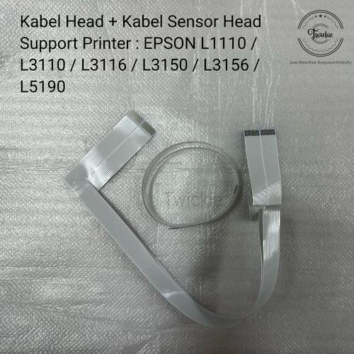 Jual Kabel Head + Kabel Sensor Head EPSON L1110 / L3110 / L3116 / L3150 ...