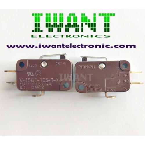 Jual LIMIT SWITCH OMRON V-15G1-1E5-E-K MICRO SWITCH OMRON 15A 250V AC - Kota Bandung - I.WANT ...
