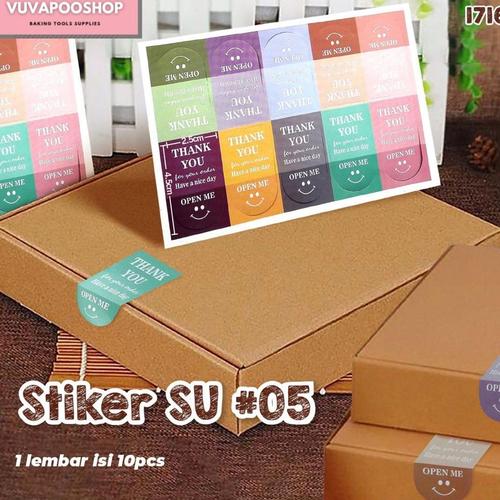 Jual Sticker Seal SU #05 Stiker Seal Dus Kemasan Packaging Stiker Dus ...