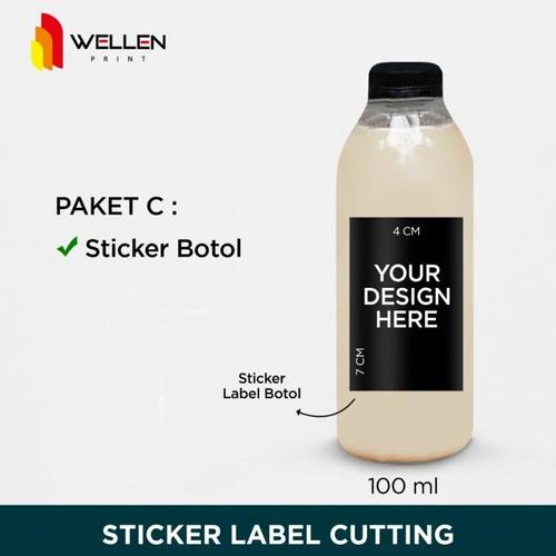 Jual New Cetak / Print Sticker Label Botol Minuman Kopi Coffee Anti Air ...