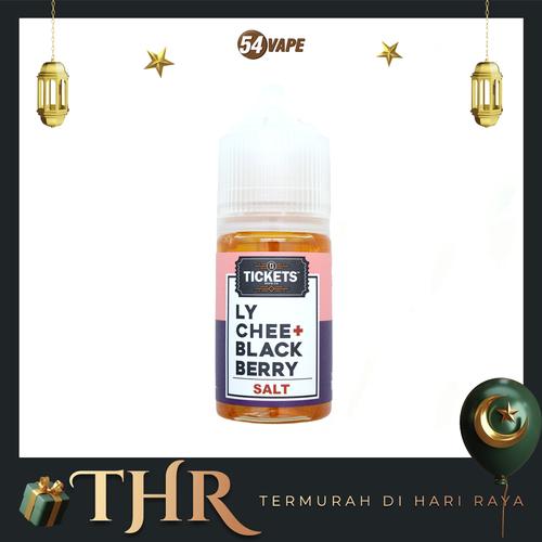 Jual Tickets Lychee Blackberry 30ml Salt Authentic By Ticketsbrew EJM ...