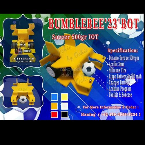 Jual Robot Soccer Bumblebee Bot 500gram IoT - Kuning, Body &Sparepart ...