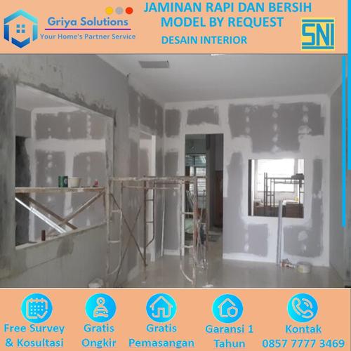 Jual Partisi Gypsum Sekat Dinding 2sisi,Interior Minimalis Modern 9 ...