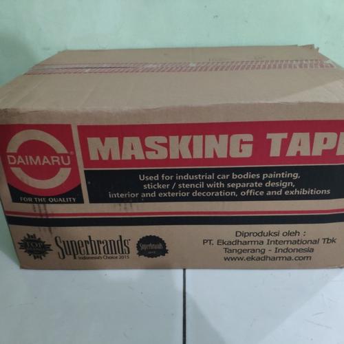 Jual Masking Tape / Lakban kertas Daimaru 48 mm / 2 Inch ( Dus = 48 ...