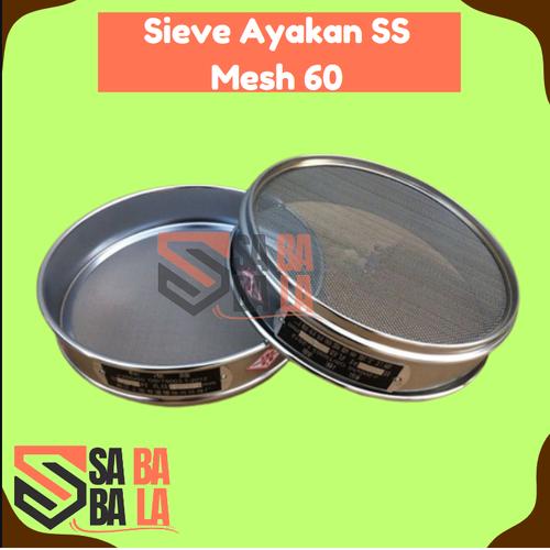 Jual Sieve Ayakan stainless mesh 60 ( Saringan uji Laboratorium ...