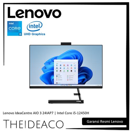 Jual Lenovo IdeaCentre AIO 3 24IAP7 i5-12450H 8GB 512GB SSD Win11Home OHS21 - Jakarta Pusat ...