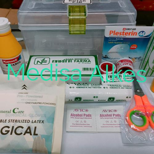 Jual kotak p3k mobil murah / first aid kit / box p3k minimalis ...