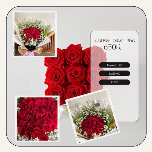 Jual Buket mawar asli/ bucket wisuda + Hadiah wisuda + Bouquet ...