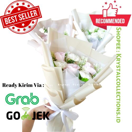 Jual Buket Bunga Artificial / Buket Bunga / Buket Bunga Ready /Buket Wisuda - Pink - Jakarta ...