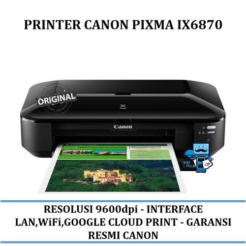 Promo Printer Canon Pixma iX6870 (A3+) + Network + Wifi - CNNSIX6870 ...