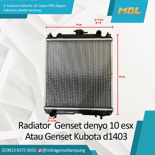Jual Radiator Genset denyo 10 esx Atau Genset Kubota d1403 - Kota ...