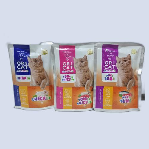 Jual ORI cat pouch sachet 80gr - All varian rasa (paket 12 pcs ) - Kota ...