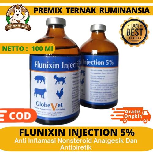 Jual Flunixin Injeksi 100 ml - Penurun Demam Ternak - Kota Surabaya ...
