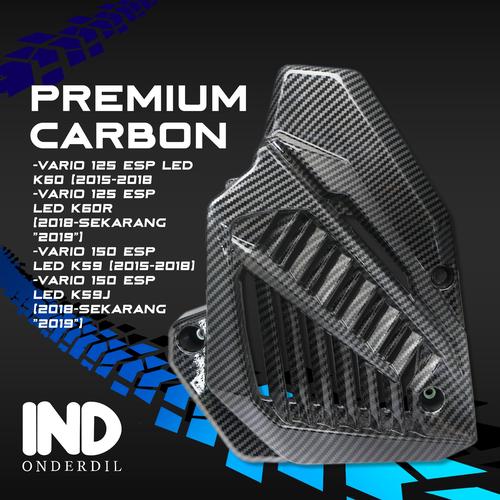Jual Tutup-Cover Kipas Radiator Karbon-Carbon Vario 125-150 New eSP LED ...