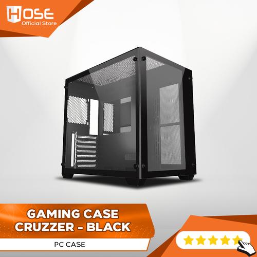 Jual Casing Hose Cruzzer Black - Mid Tower Gaming Case - Jakarta Pusat ...