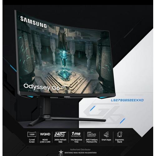 Jual Samsung Odyssey G65B 240Hz 27inch FreeSync Curved Gaming Monitor ...
