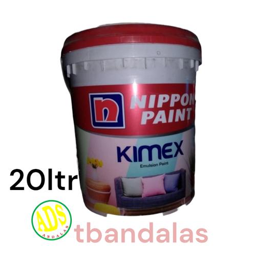 Jual KIMEX cat tembok nippon paint kimex pil 20 kg - 9102 SS PUTIH ...