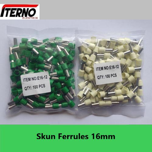 Jual Skun Kabel Ferrules 16mm E16-12 Warna - Ivory - Kota Tangerang ...