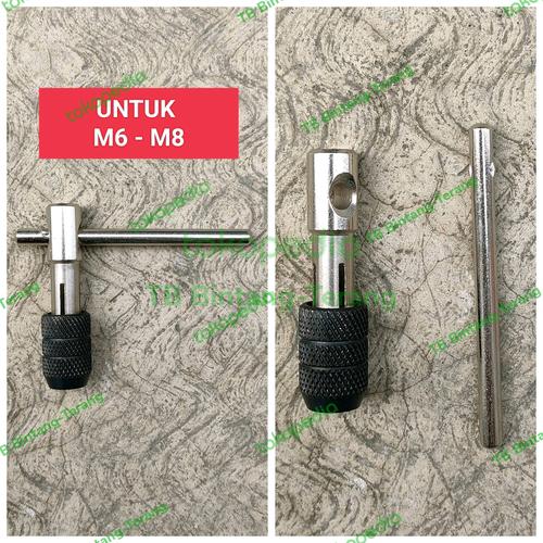 Jual GAGANG ALAT PEMBUAT ULIR DRAT HAND TAP TAPPING T SCREW DRILL ...