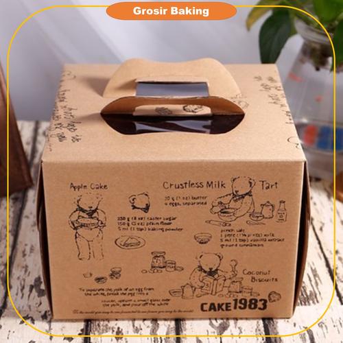 Jual box kue tart kotak bolu box packaging jinjing kotak bear vintage ...