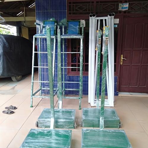 Jual tiang net badminton portable 1set + jaring net - Kab. Bekasi ...